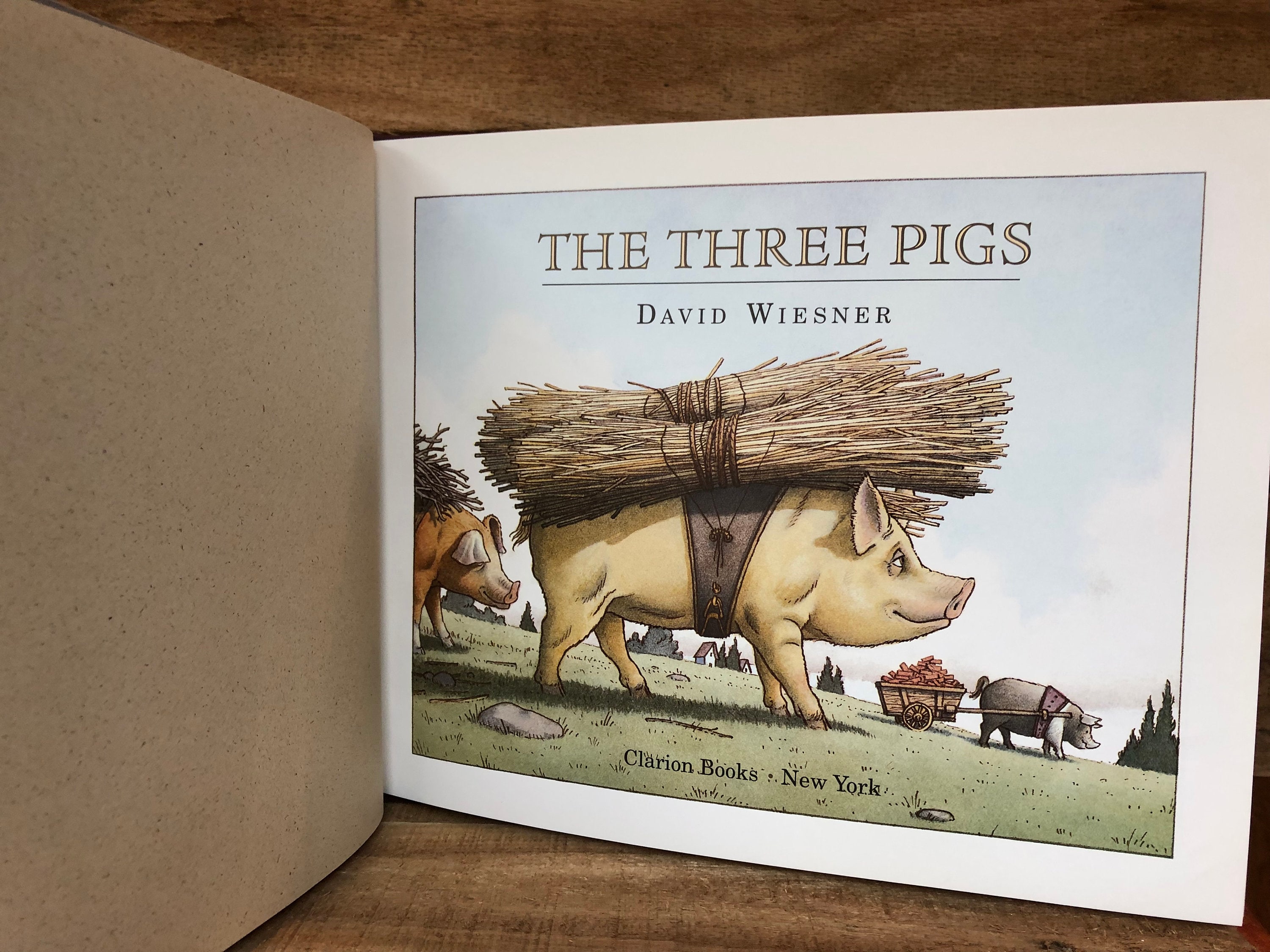 The Three Pigs by David Wiesner: With Dust Jacket 2001 | Etsy
