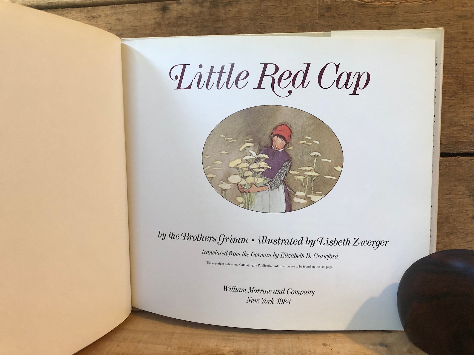 Little Red Cap Illustrated by Lisbeth Zwerger: With Dust - Etsy