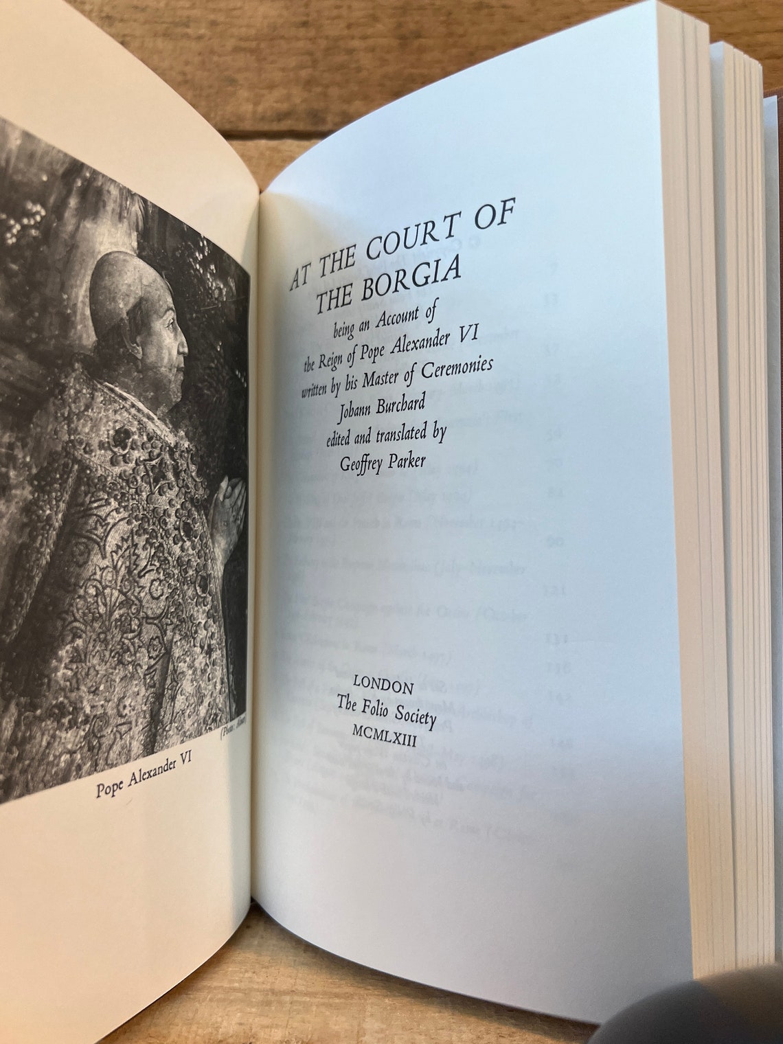 At the Court of the Borgia: the Folio Society With Slipcase 1990 - Etsy