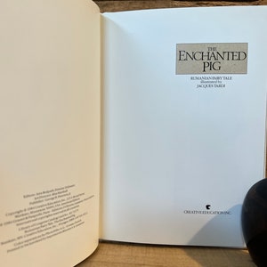 The Enchanted Pig- A Romanian Fairy Tale, Illustrated by Jacques Tardi ...