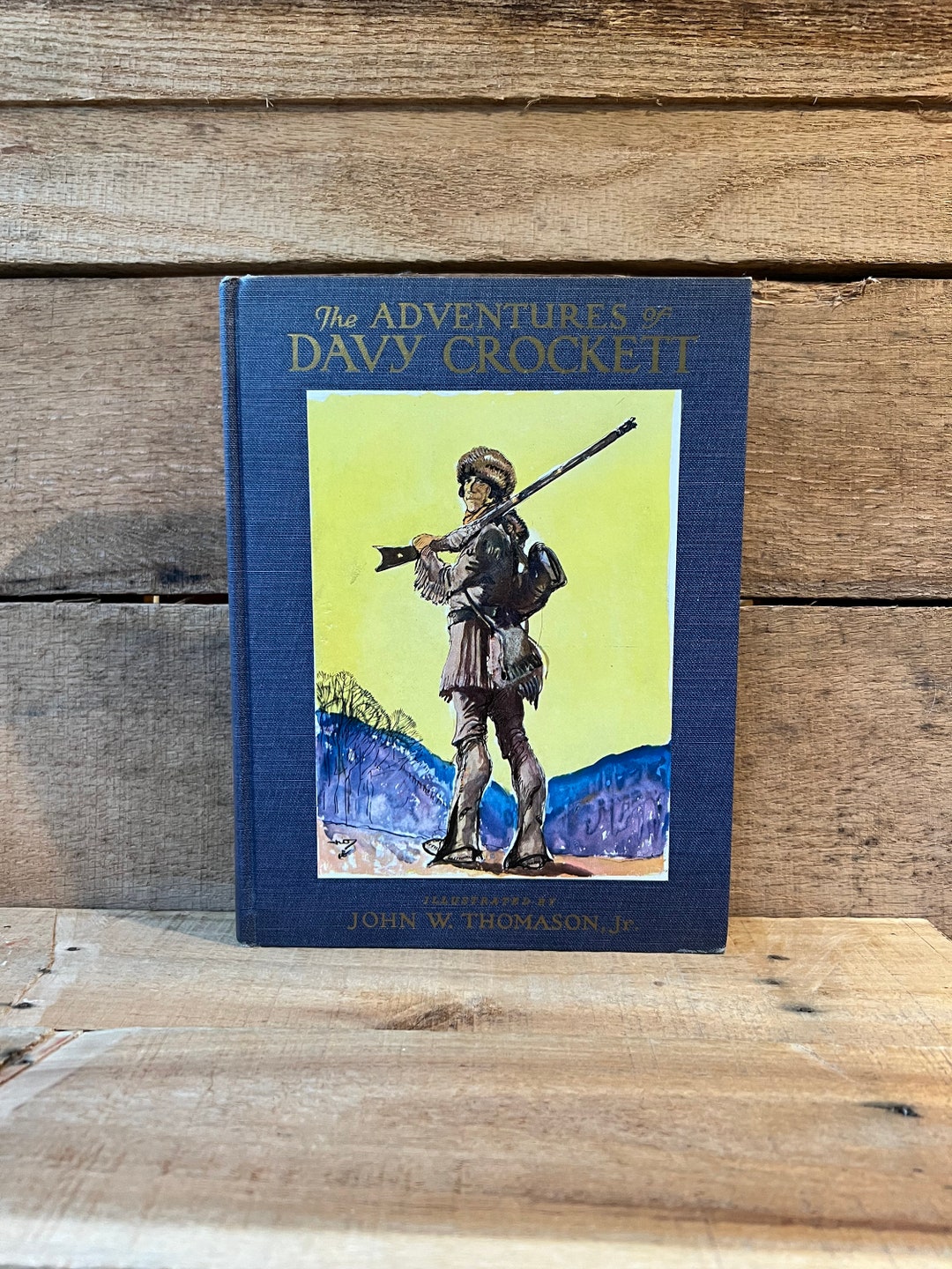 The Adventures of Davy Crockett, Illustrated by John W. Thomason, Jr ...