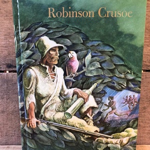 Robinson Crusoe Illustrated Junior Library: 1980 - Etsy