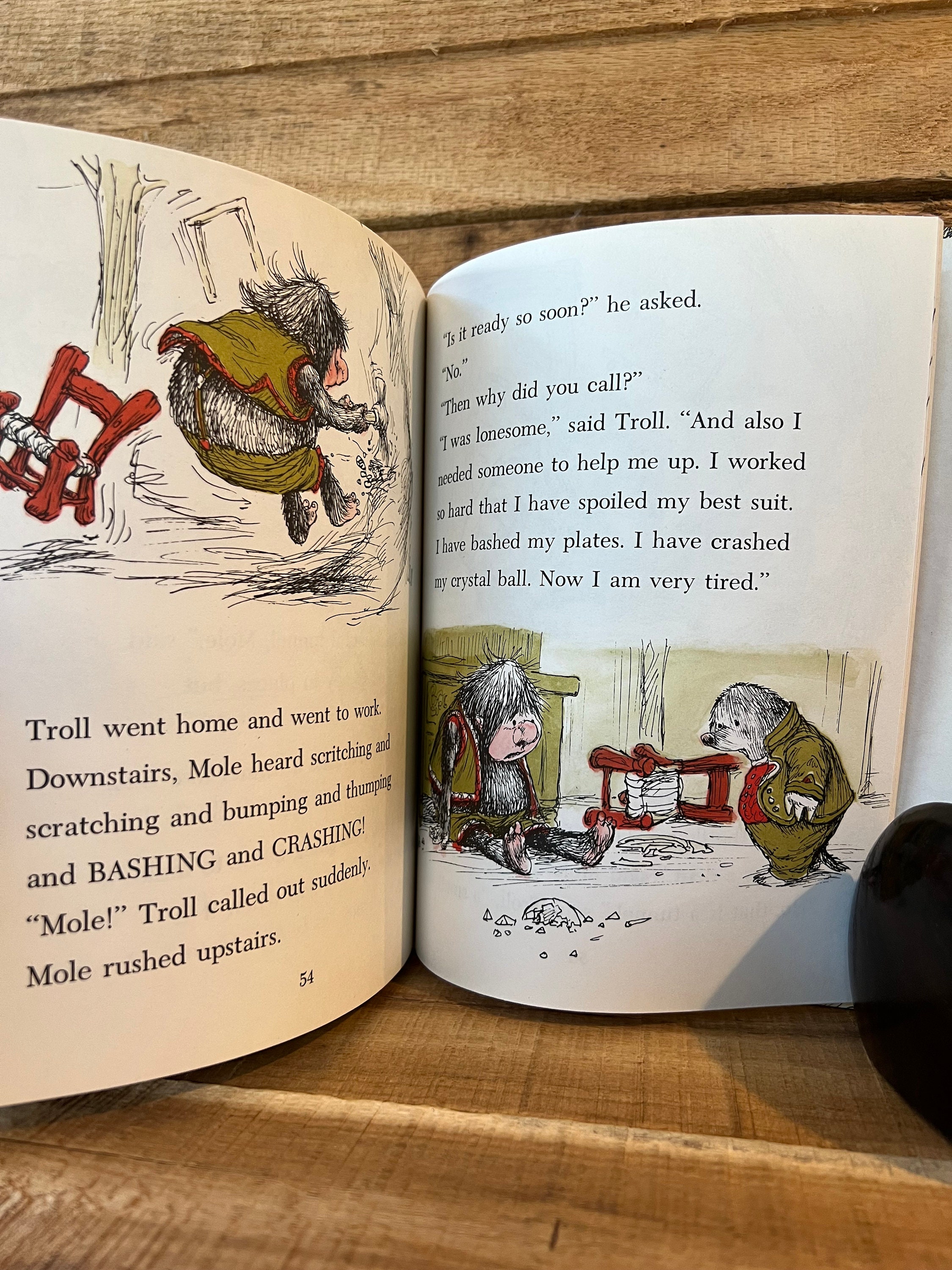 The Adventures of Mole and Troll Tony Johnston: A See and Read - Etsy