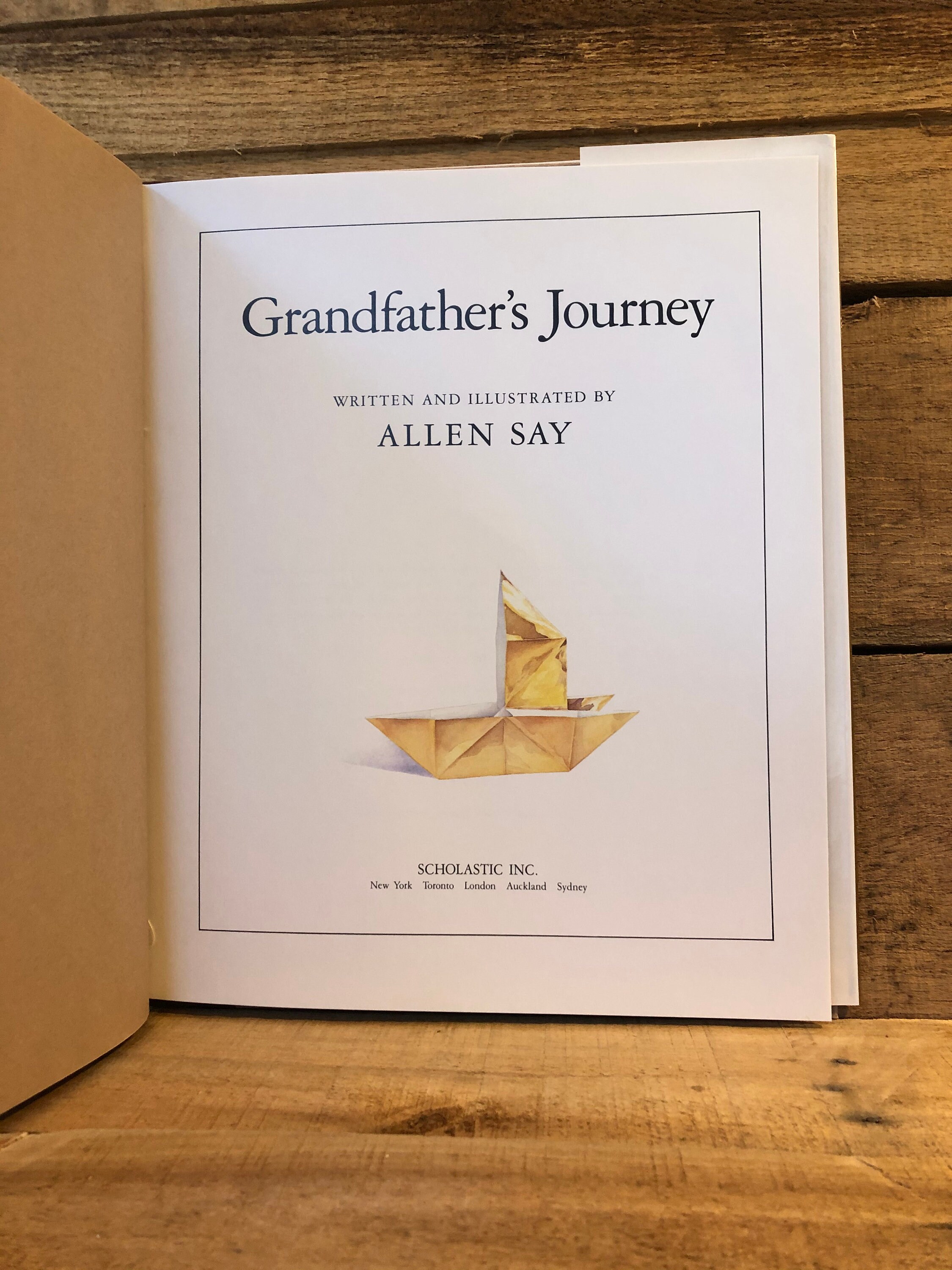Grandfather's Journey by Allen Say: With Dust Jacket 1994 First ...