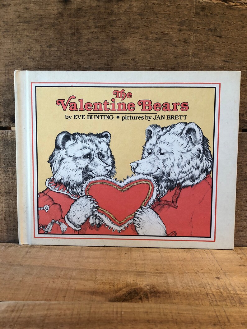 The Valentine Bears Illustrated by Jan Brett Weekly Reader 1983 - Etsy