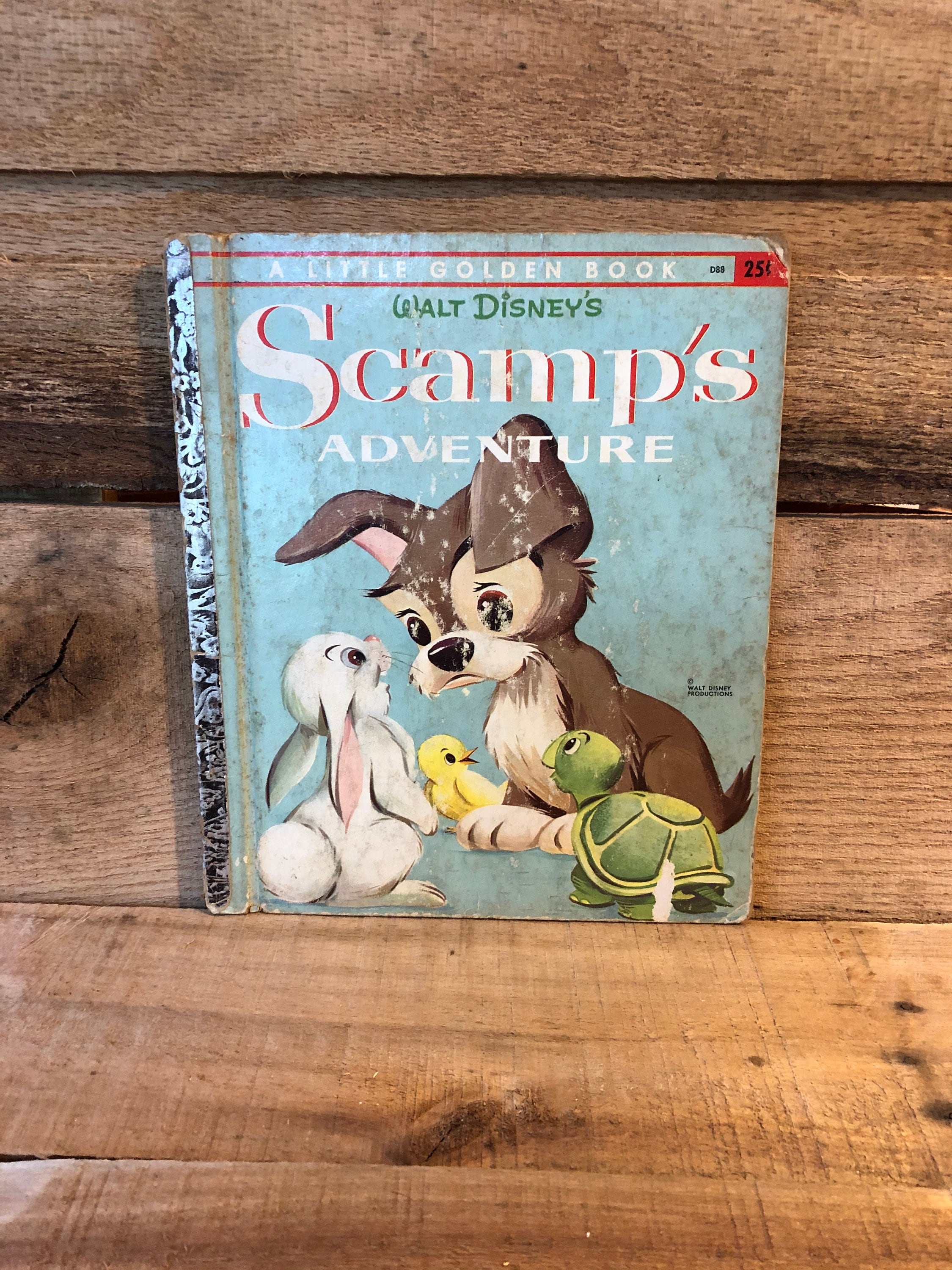 Walt Disney's Scamp's Adventures: A Little Golden Book - Etsy