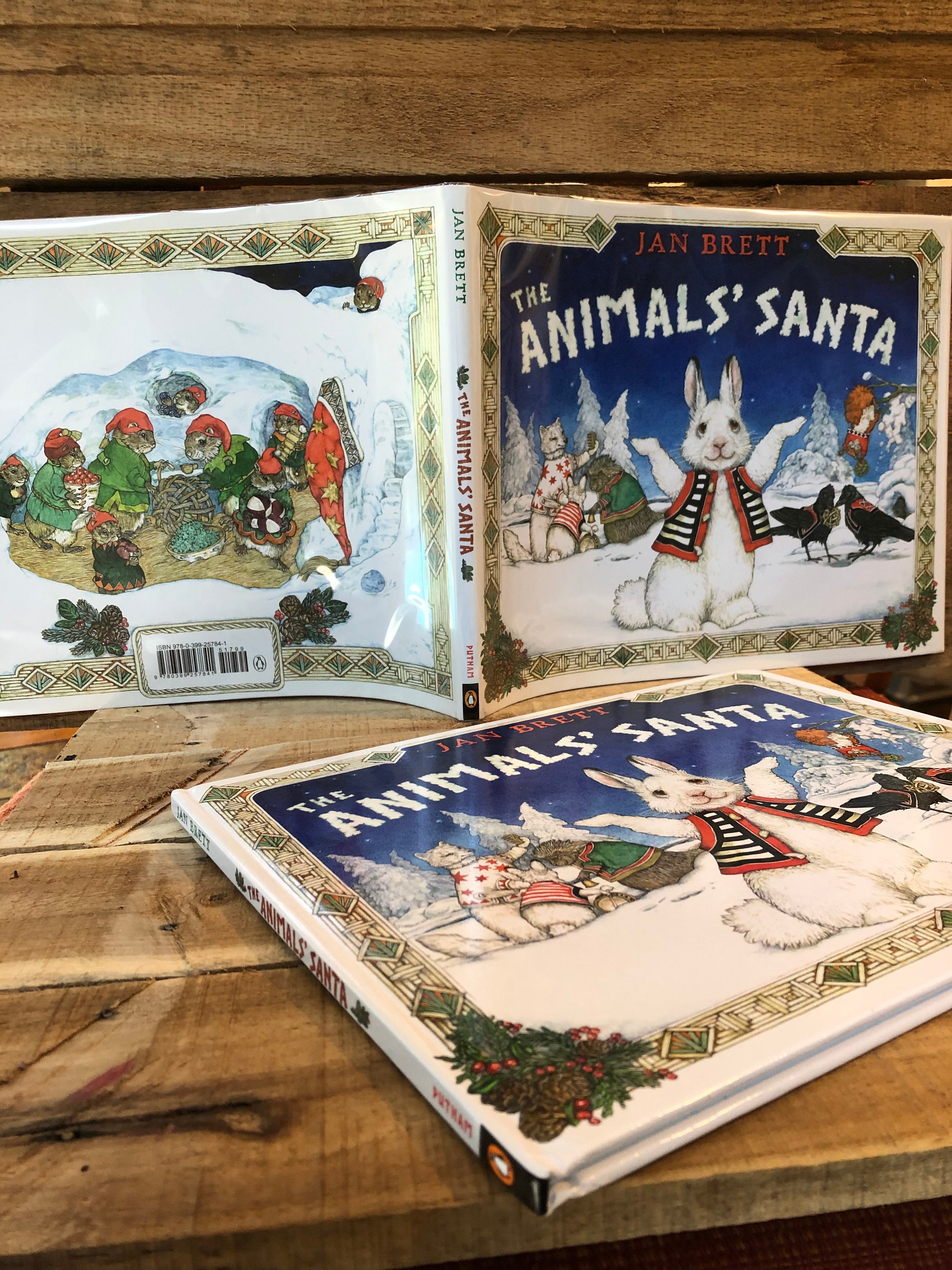 Jan Brett the Animal's Santa: With Dust Jacket 2014 - Etsy