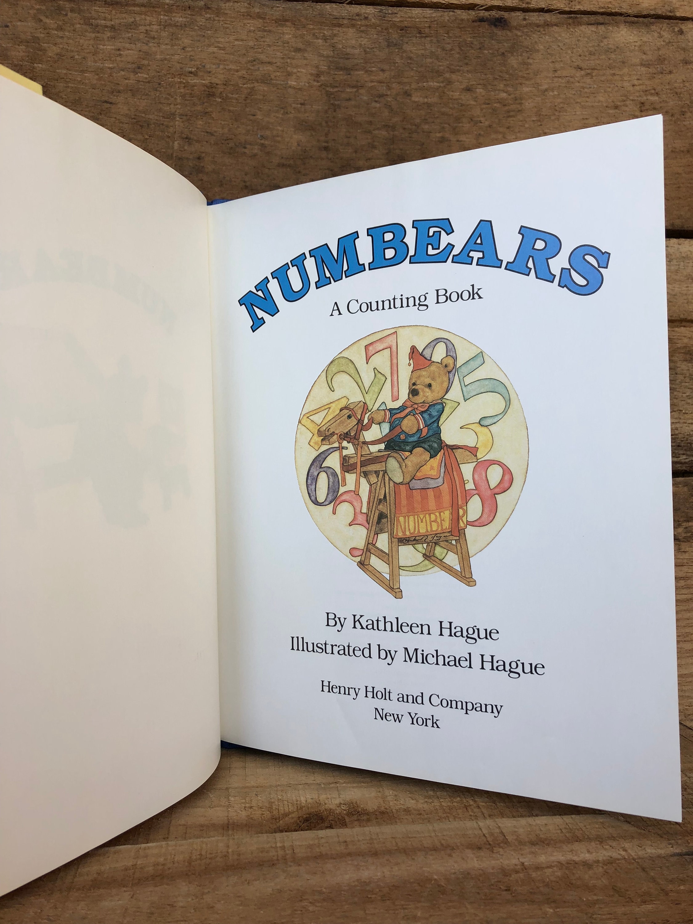 Numbears A Counting Book, Illustrated by Michael Hague: With Dust ...