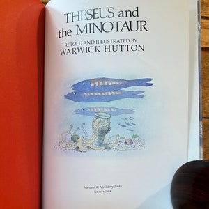 Theseus and the Minotaur, Retold and Illustrated by Warwick Hutton ...