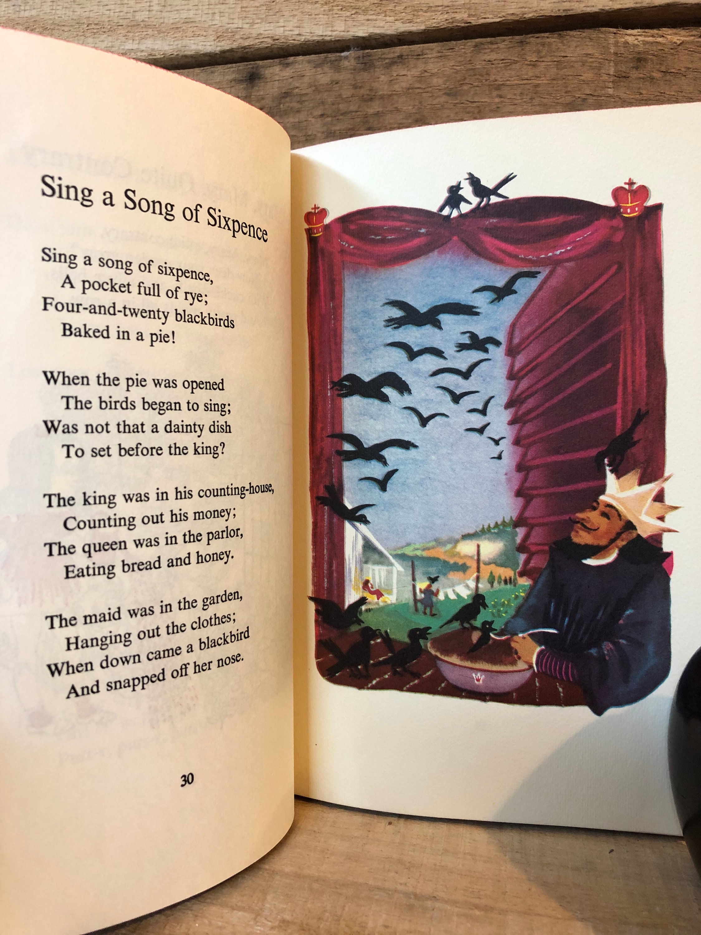 The Rainbow Mother Goose Illustrated by Lili Cassel: 1947 - Etsy