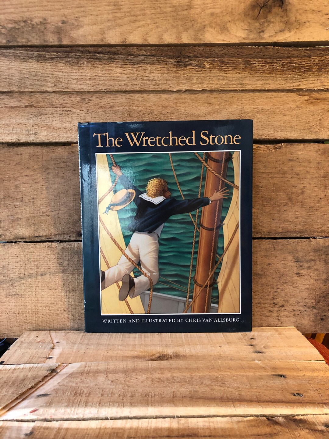 The Wretched Stone by Chris Van Allsburg: With Dust Jacket 1991 - Etsy