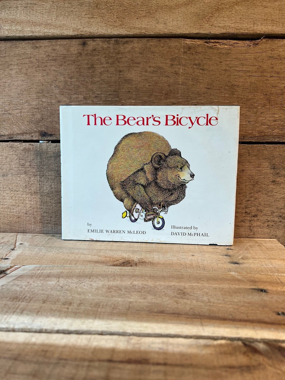 The Bear's Bicycle by Emile Warren Mcleod, Illustrated by David Mcphail ...