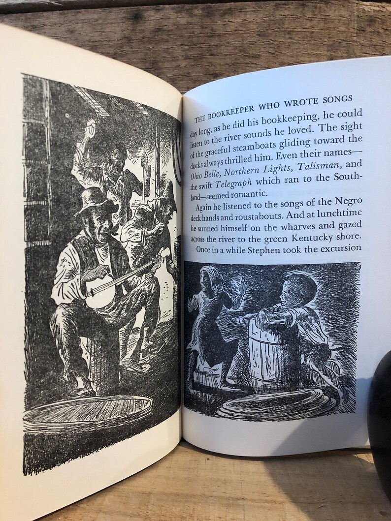 The Story of Stephen Foster Signature Books With Dust Jacket 1954 - Etsy