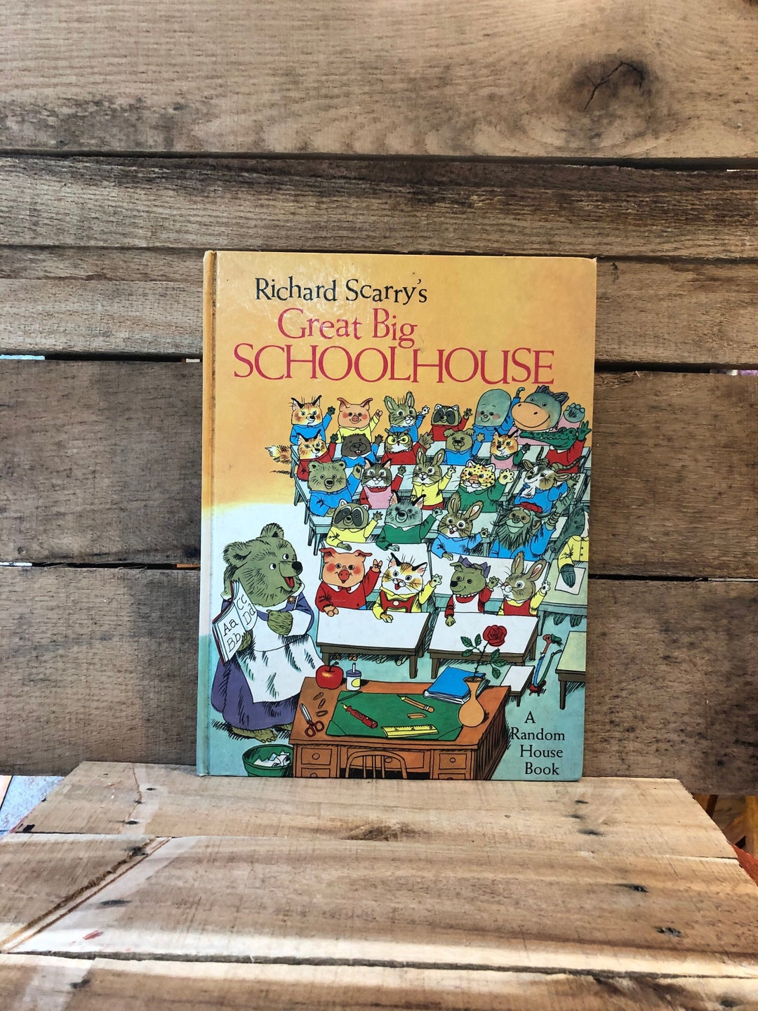 Richard Scarry's Great Big Schoolhouse: 1969 - Etsy
