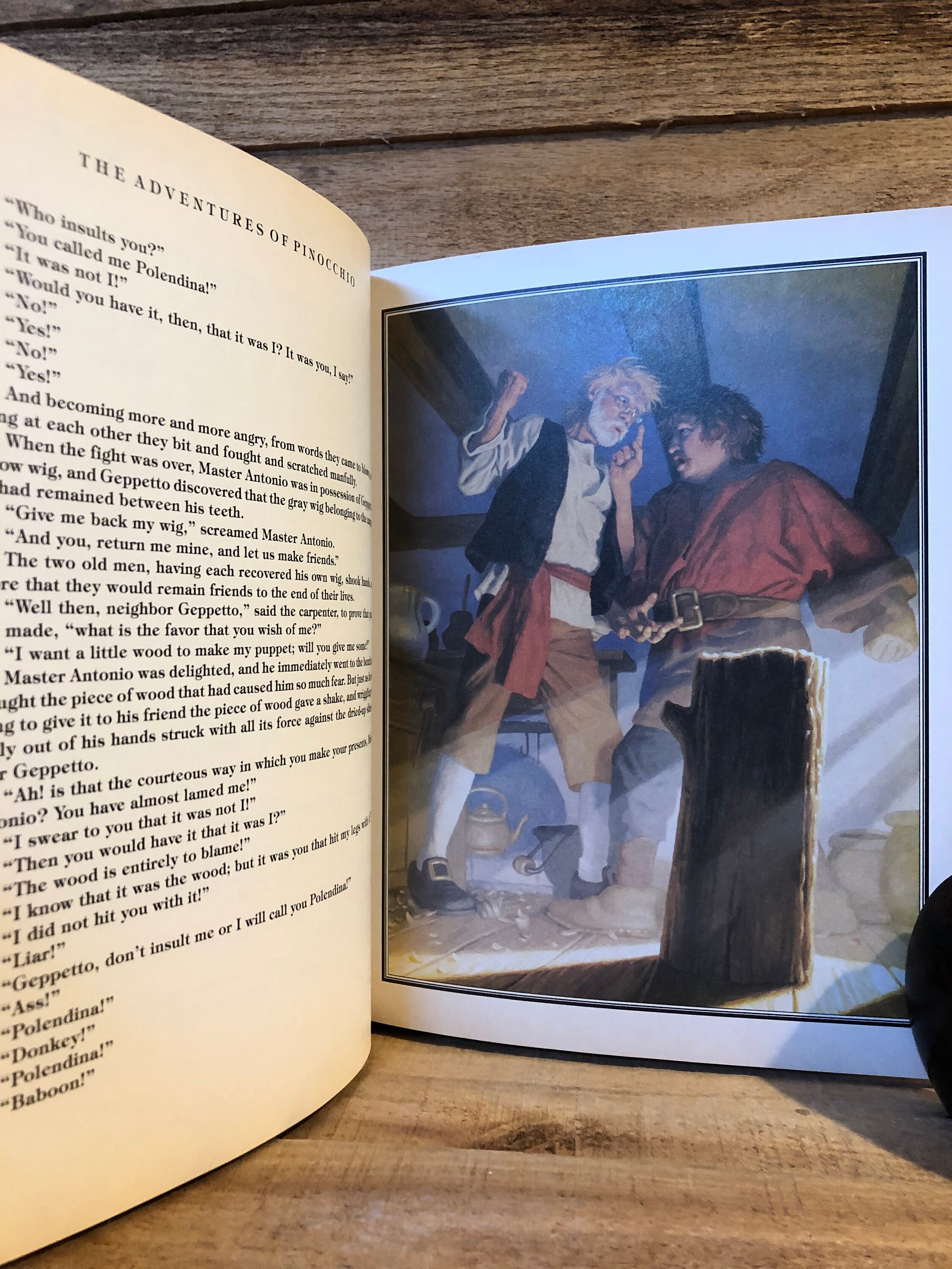 Pinocchio by Carlo Collodi, Illustrated by Greg Hildebrandt: 1986 - Etsy