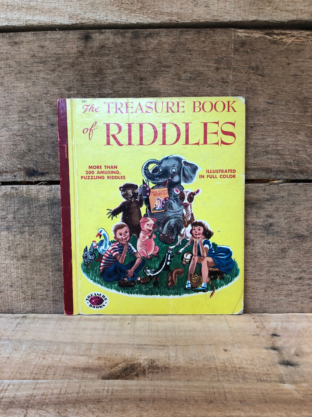 The Treasure Book of Riddles: Treasure Books 1950 - Etsy