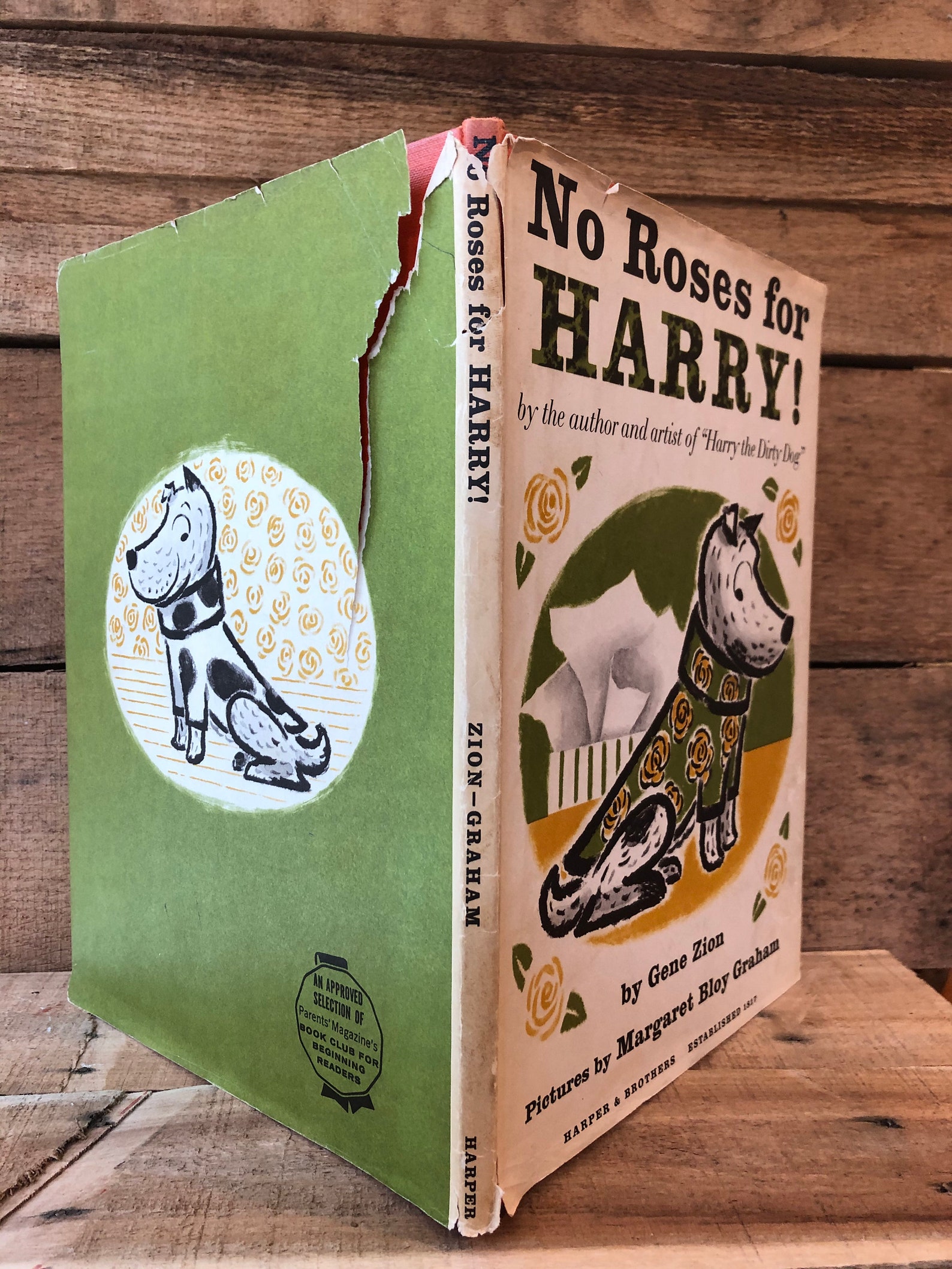 No Roses for Harry by Gene Zion Illustrated by Margaret Bloy - Etsy