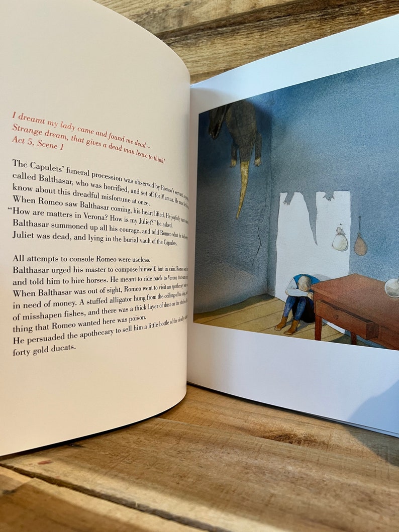 Romeo and Juliet, Retold and Illustrated by Lisbeth Zwerger - Etsy