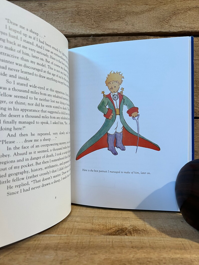 The Little Prince by Antoine De Saint-exupery: With Dust - Etsy