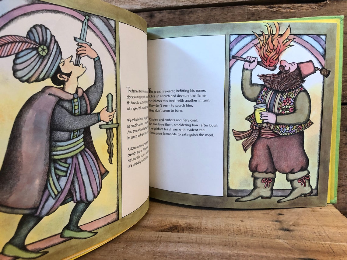Circus by Jack Prelutsky, Illustrated by Arnold Lobel: 1974 - Etsy