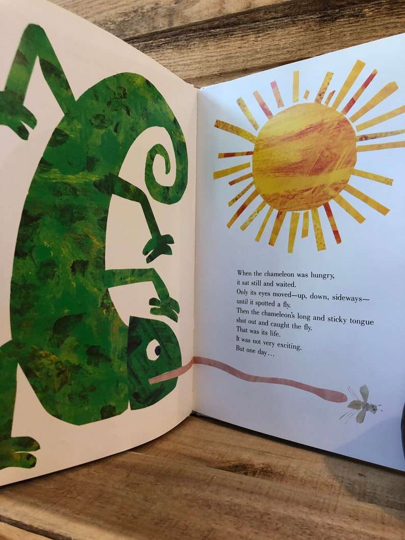 The Mixed-up Chameleon by Eric Carle: With Dust Jacket - Etsy