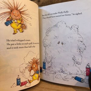 A Porcupine Named Fluffy by Helen Lester: Weekly Reader 1986 - Etsy