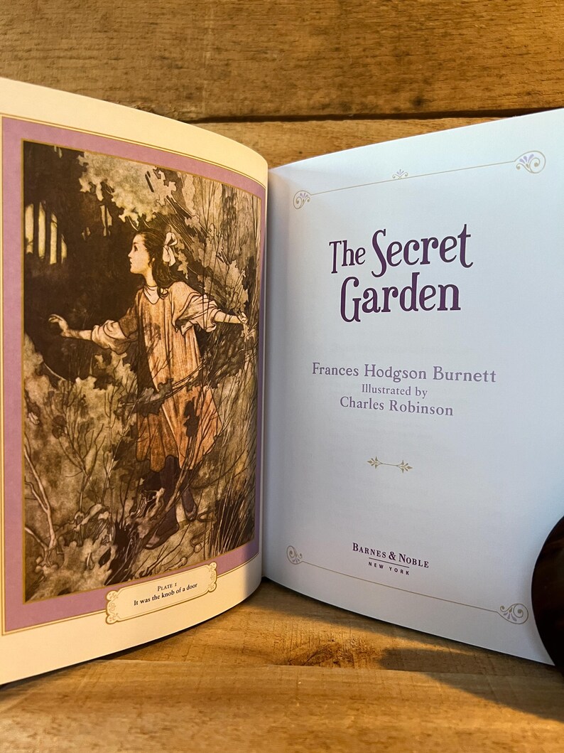 The Secret Garden by Frances Hodgson Burnett: Barnes and Noble 2012 - Etsy