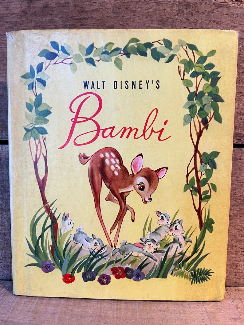 Walt Disney's Bambi: With Dust Jacket 1942 - Etsy