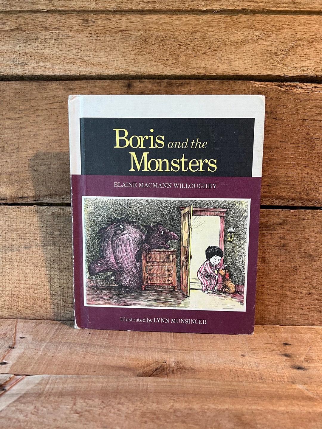 Boris and the Monsters, Illustrated by Lynn Munsinger: Weekly Reader 1980 - Etsy