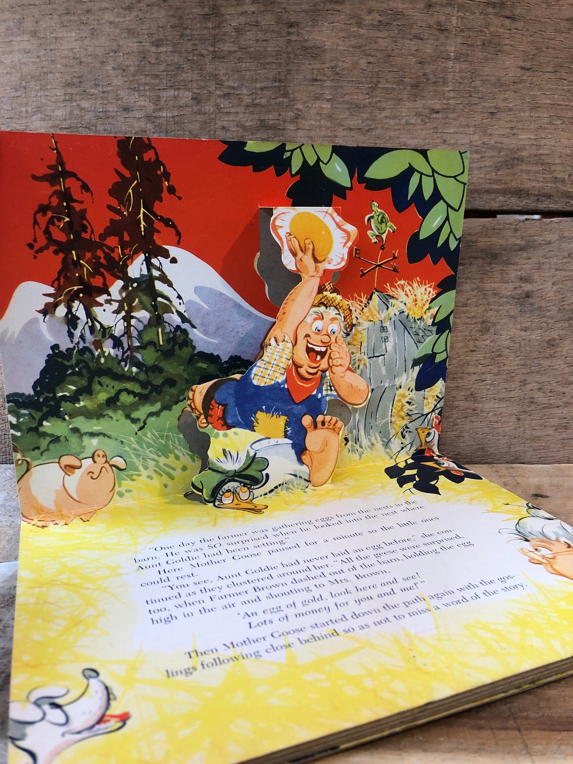 Goldie the Goose That Laid the Golden Egg, Illustrated by M. Smith ...