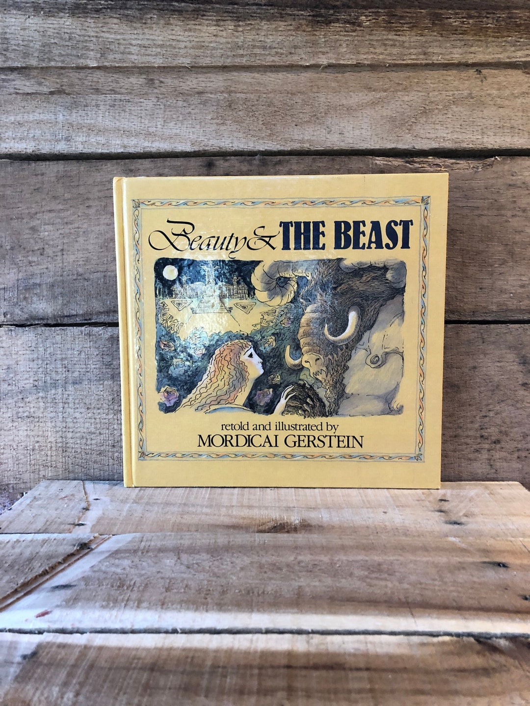 Beauty and the Beast by Mordicai Gerstein: 1989 First Edition - Etsy