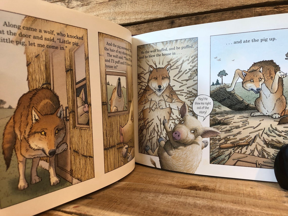 The Three Pigs by David Wiesner: With Dust Jacket 2001 - Etsy