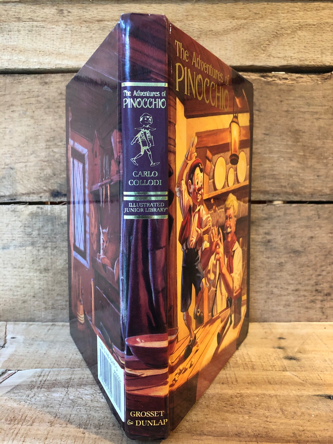 The Adventures of Pinocchio Illustrated Junior Library: 1996 | Etsy