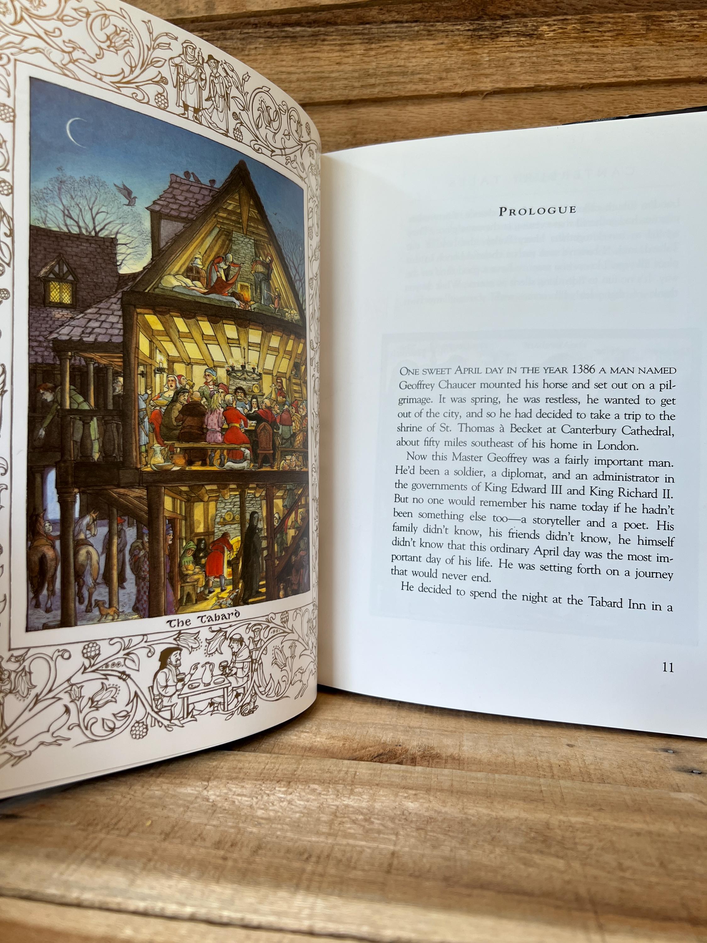 Canterbury Tales, Adapted, Illustrated by Trina Schart Hyman: With Dust ...