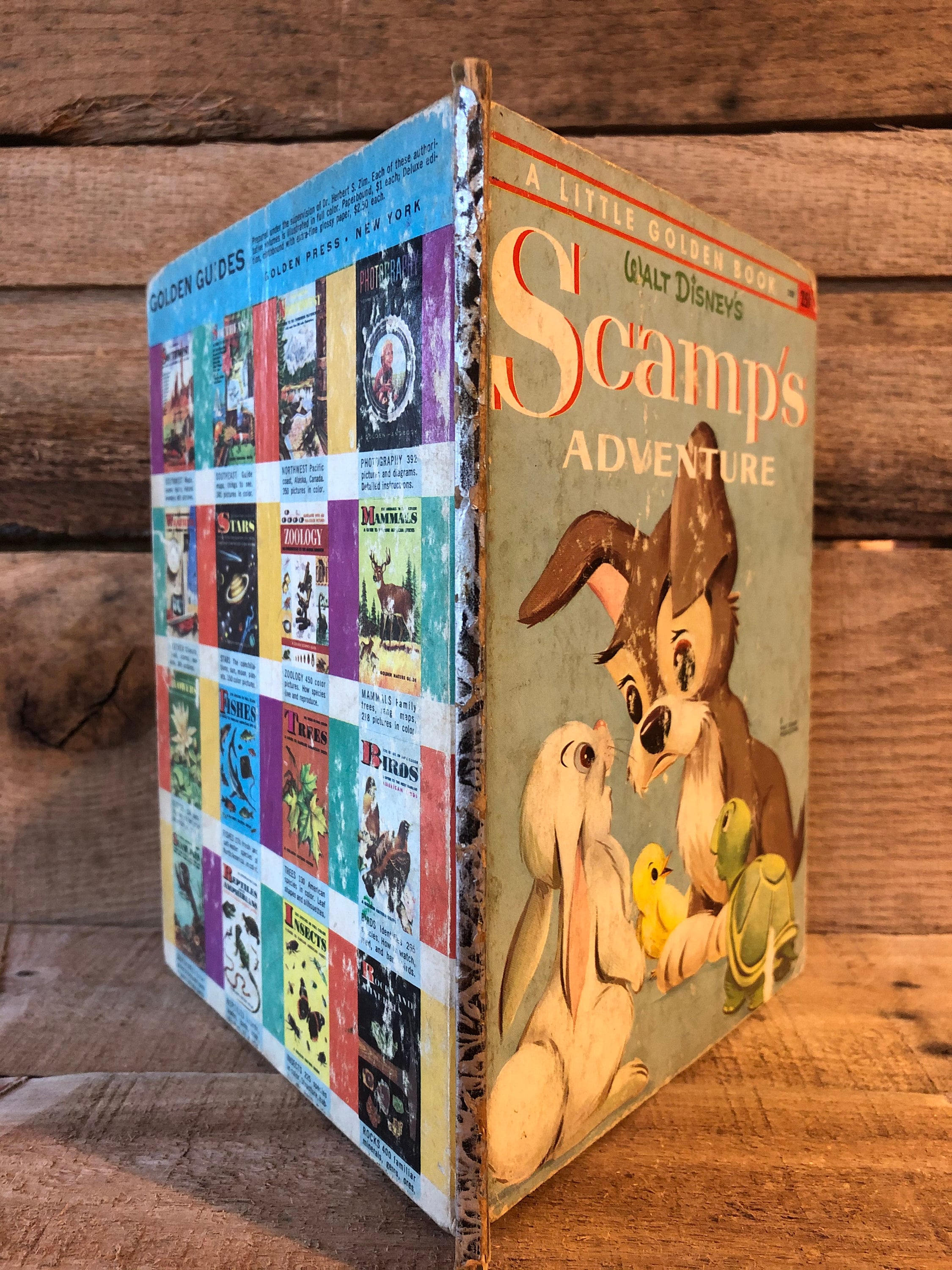 Walt Disney's Scamp's Adventures: A Little Golden Book - Etsy