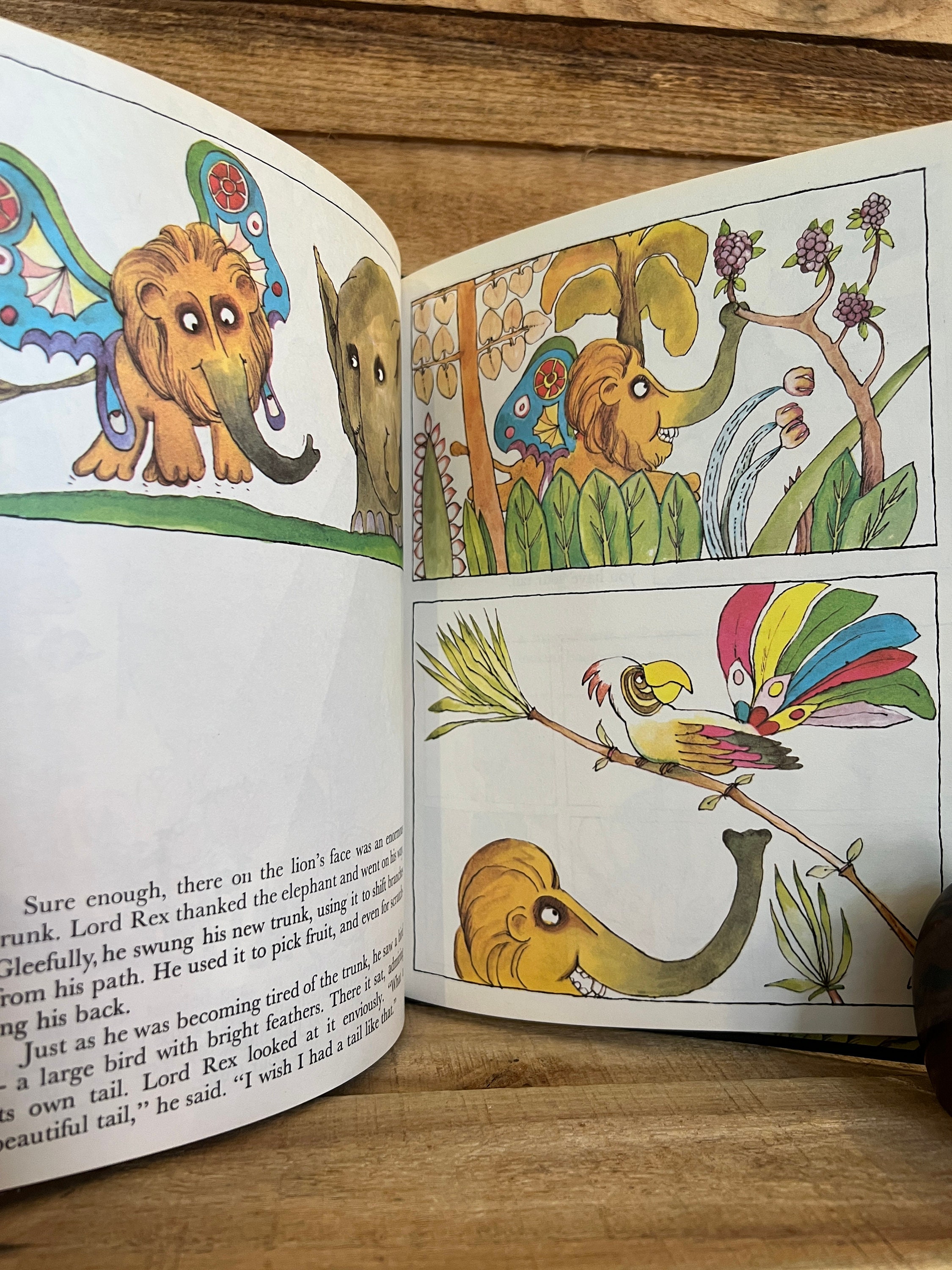 Lord Rex, the Lion Who Wished by David Mckee: Weekly Reader 1973 - Etsy