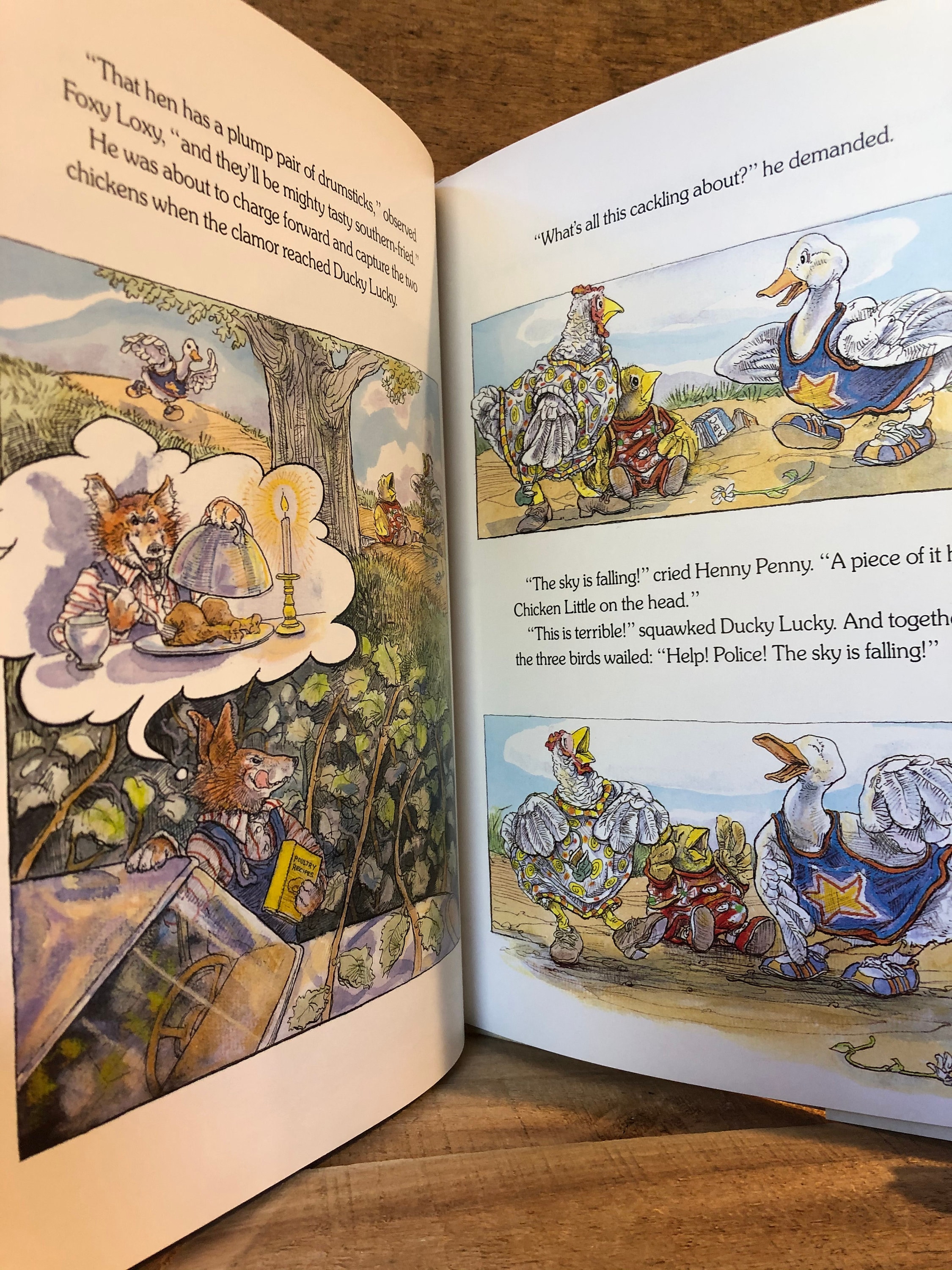 Chicken Little Retold and Illustrated by Steven Kellogg: With - Etsy