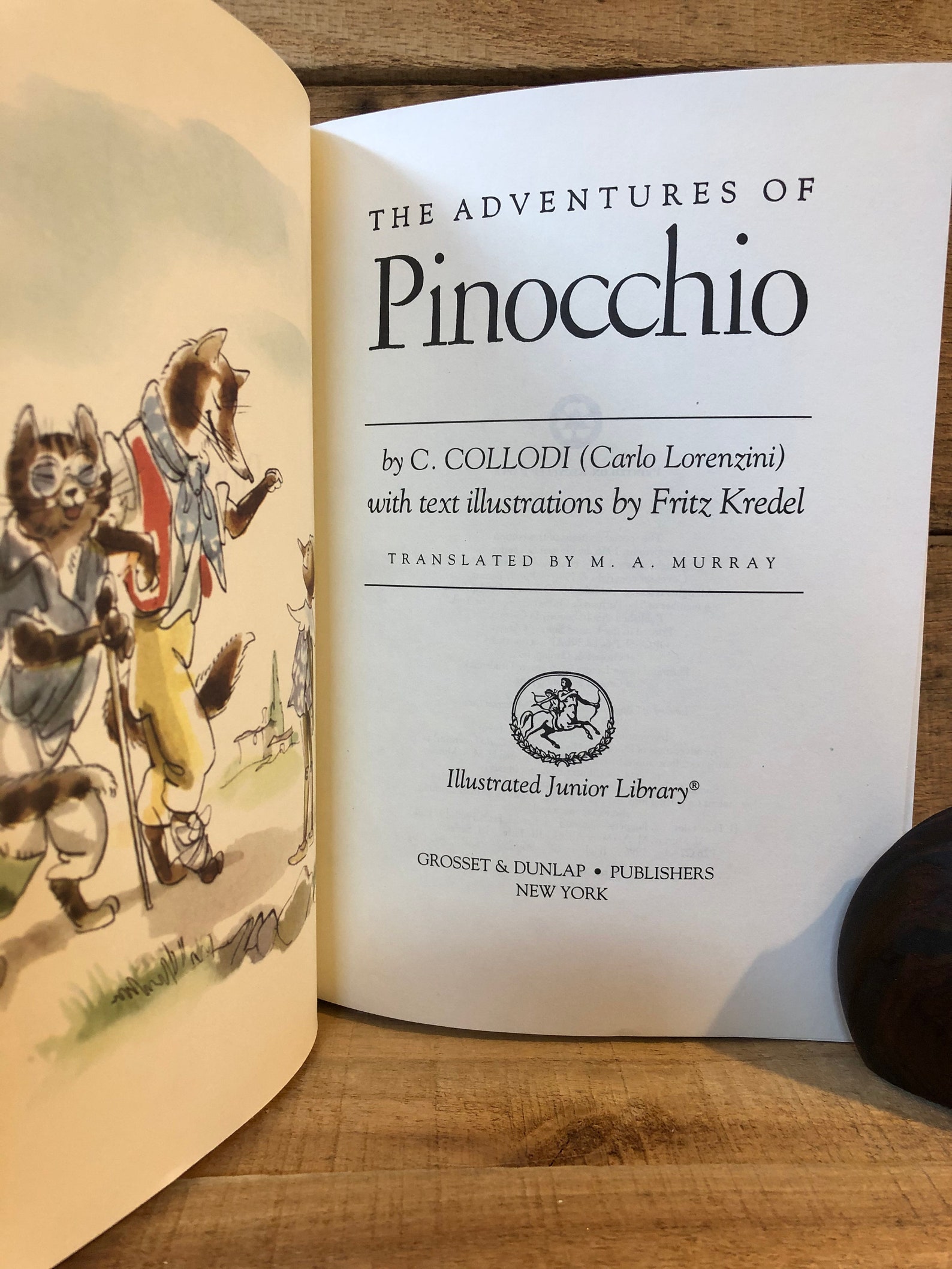 The Adventures of Pinocchio Illustrated Junior Library: 1996 | Etsy