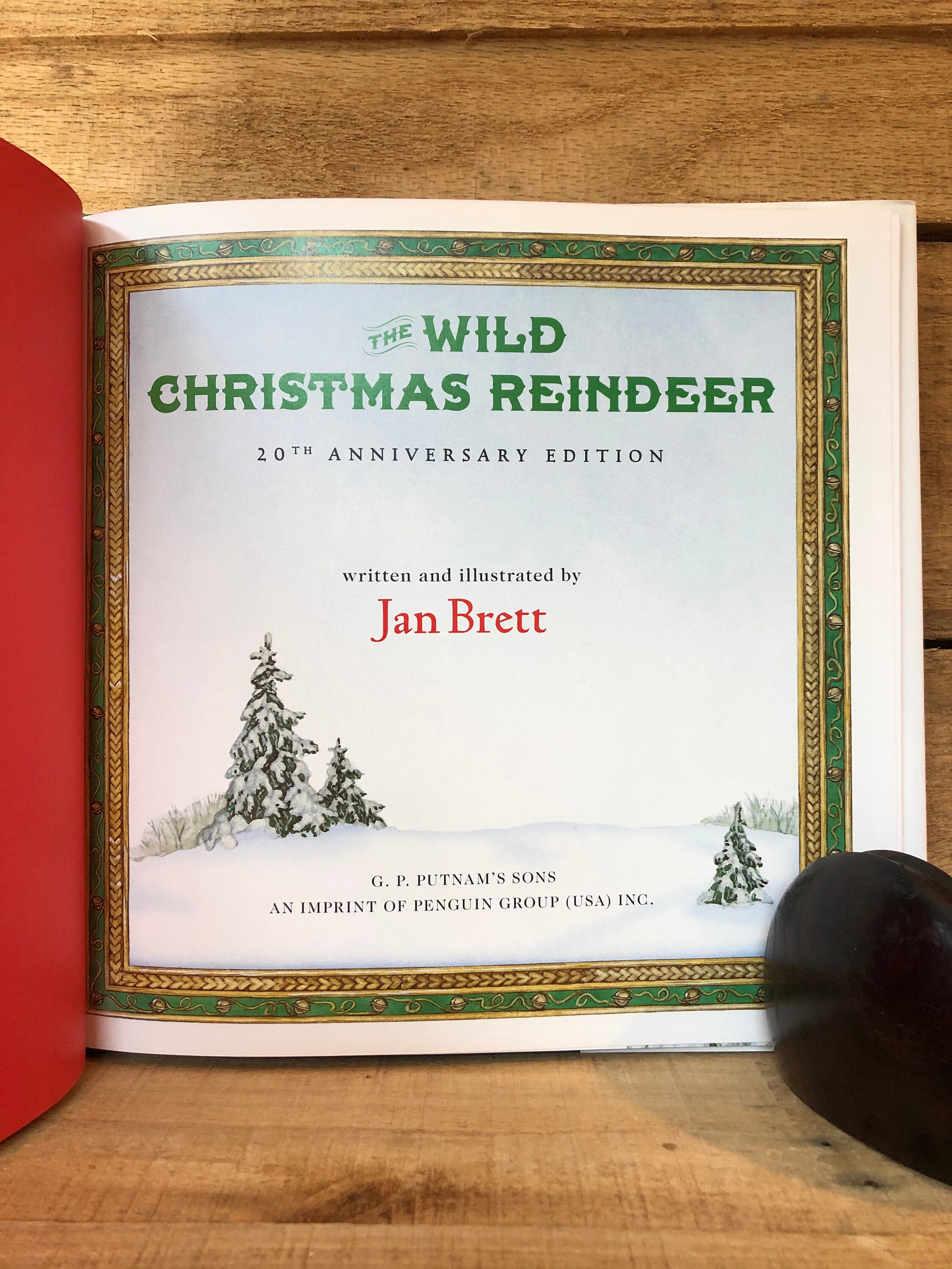Jan Brett The Wild Christmas Reindeer: with Dust Jacket 2010 | Etsy