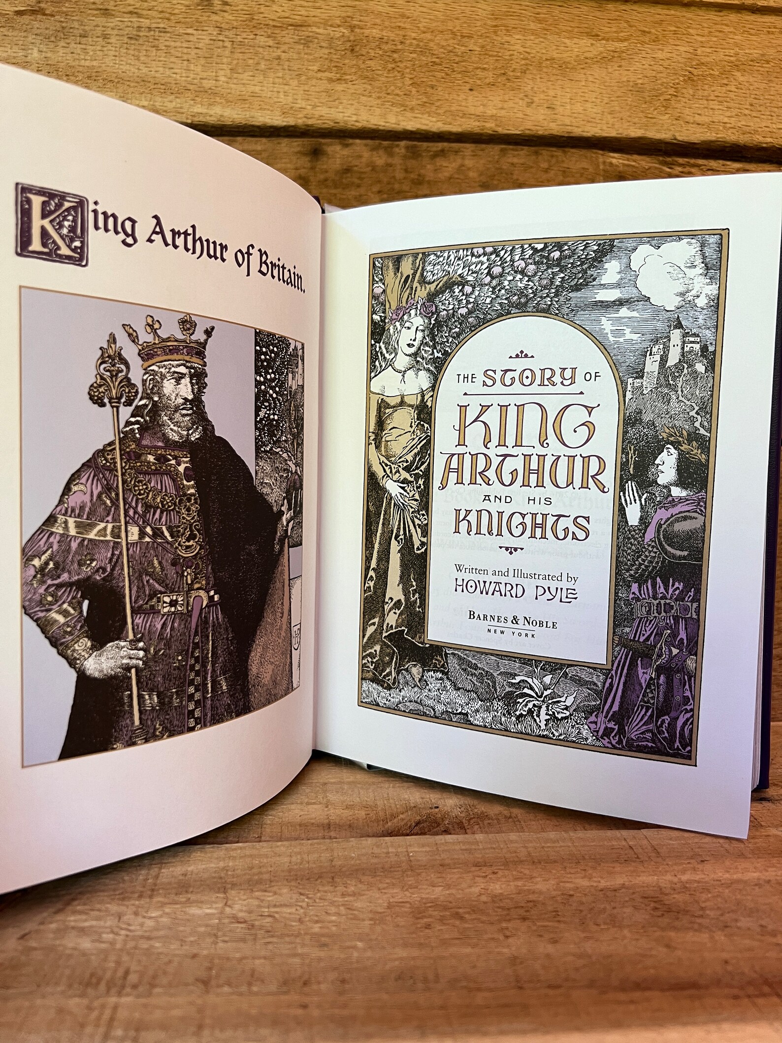 The Story of King Arthur and His Knights, Written and Illustrated by ...