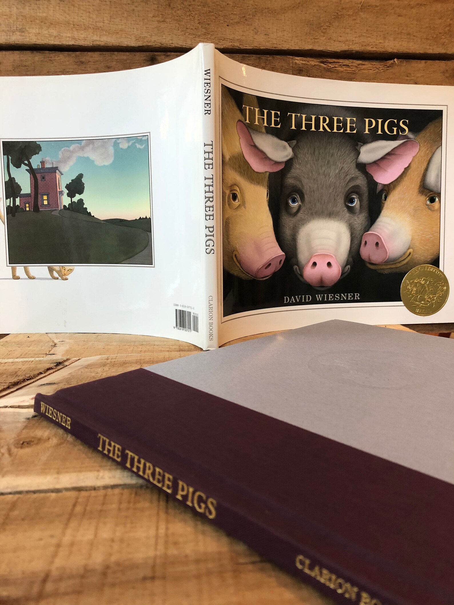 The Three Pigs by David Wiesner: With Dust Jacket 2001 - Etsy
