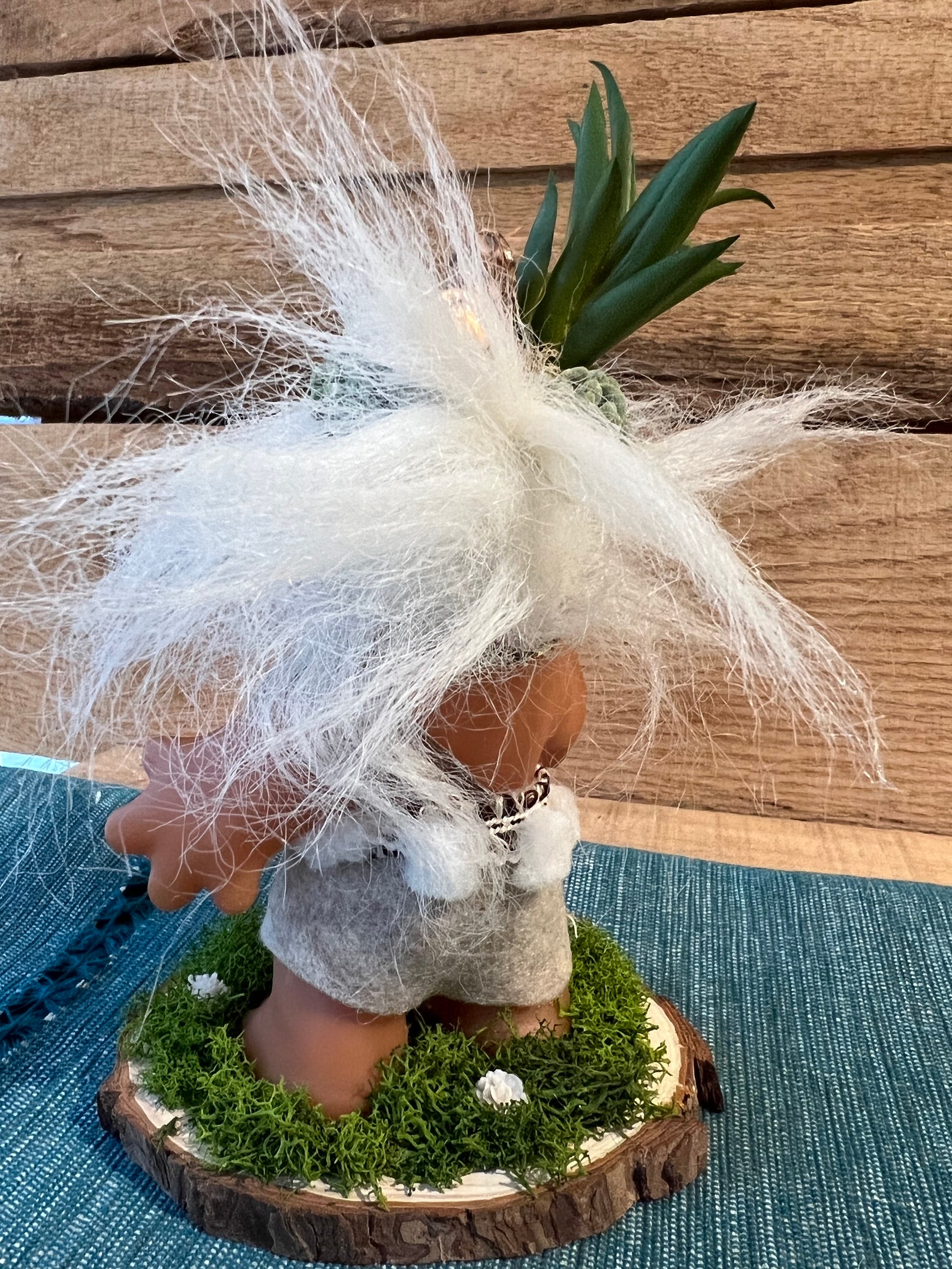 Troll Doll Troll Doll Art Home Decor Upcycled Troll Doll: - Etsy