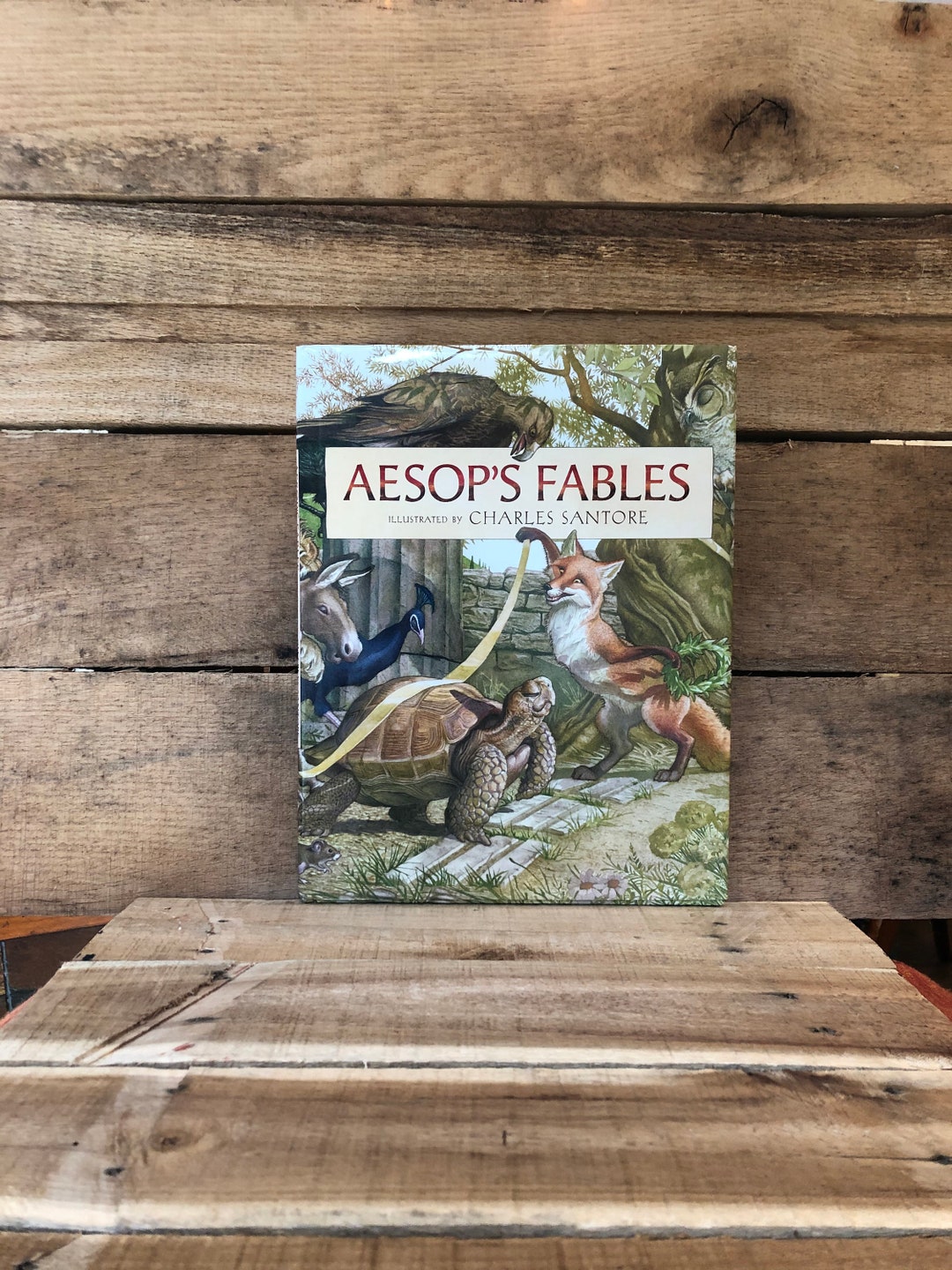 Aesop's Fables Illustrated by Charles Santore: With Dust - Etsy