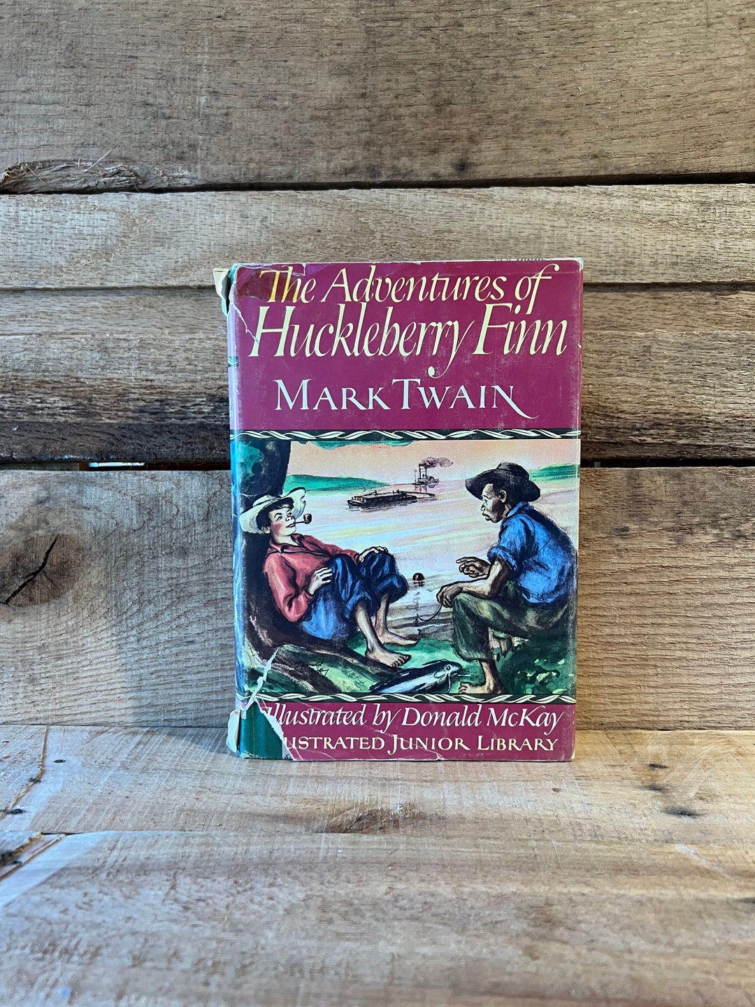 The Adventures of Huckleberry Finn by Mark Twain Illustrated Junior ...