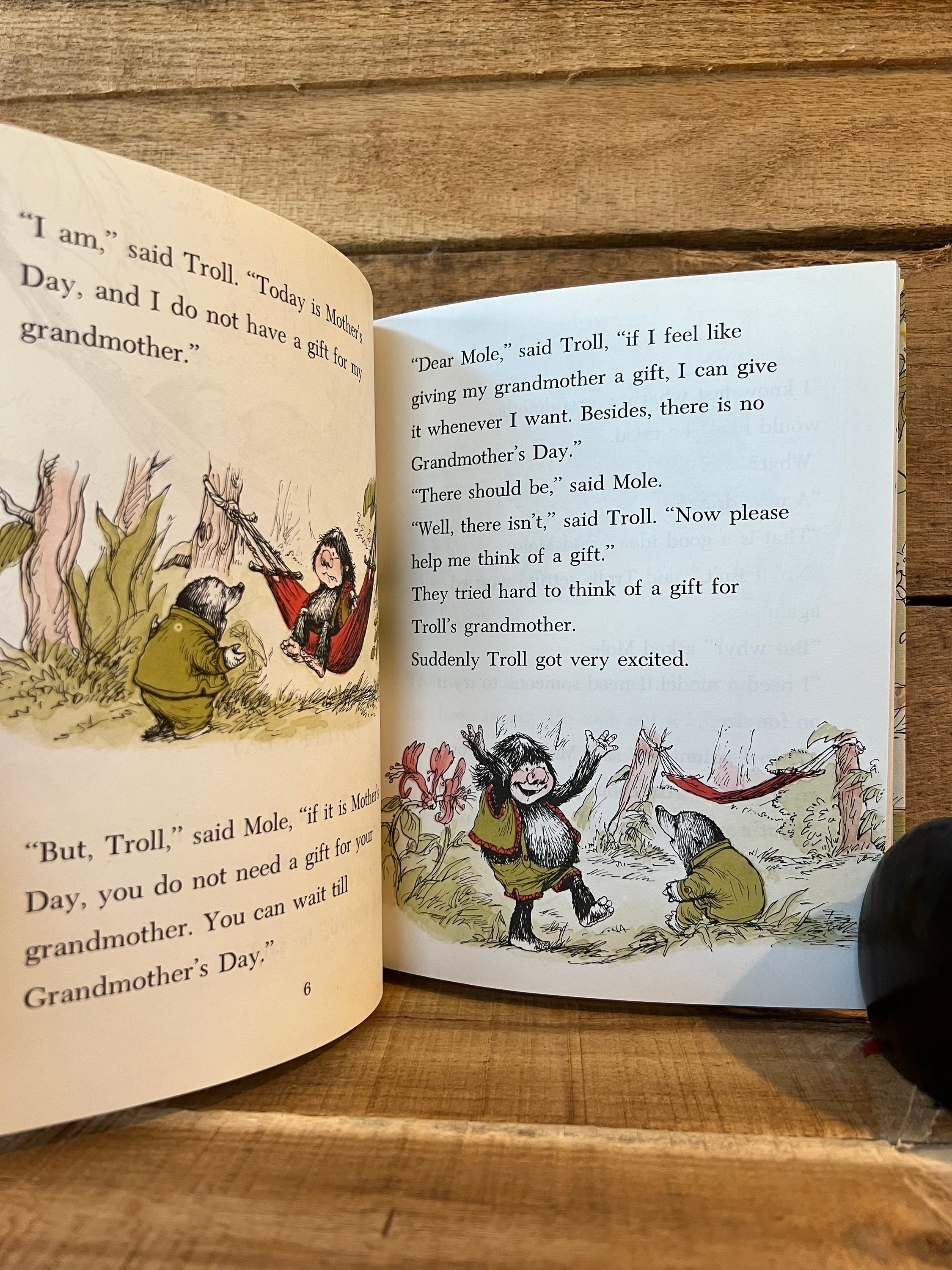 The Adventures of Mole and Troll Tony Johnston: A See and Read - Etsy