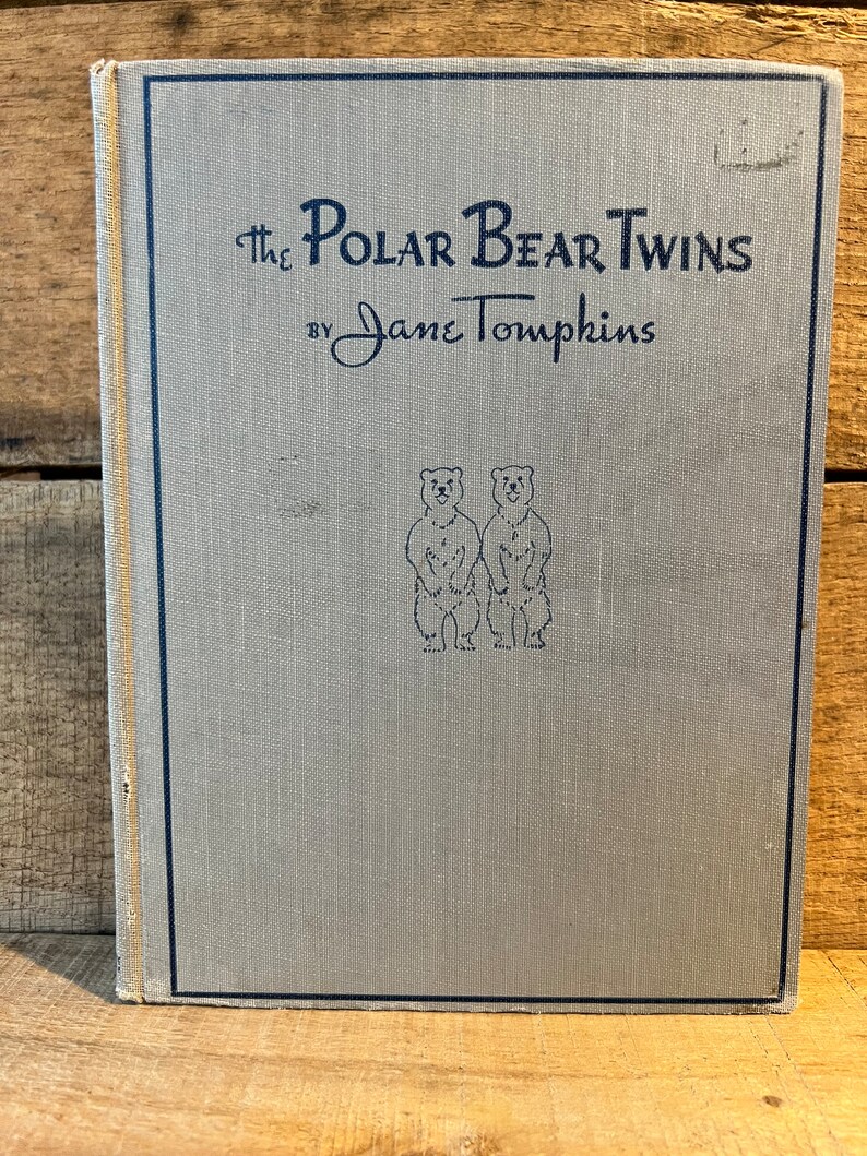 The Polar Bear Twins by Jane Tompkins: 1937 - Etsy