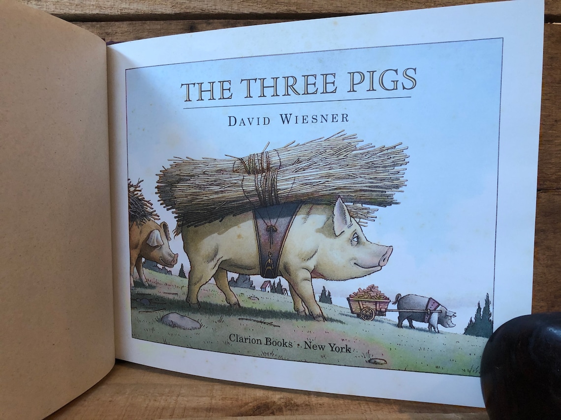 The Three Pigs by David Wiesner: With Dust Jacket 2001 - Etsy