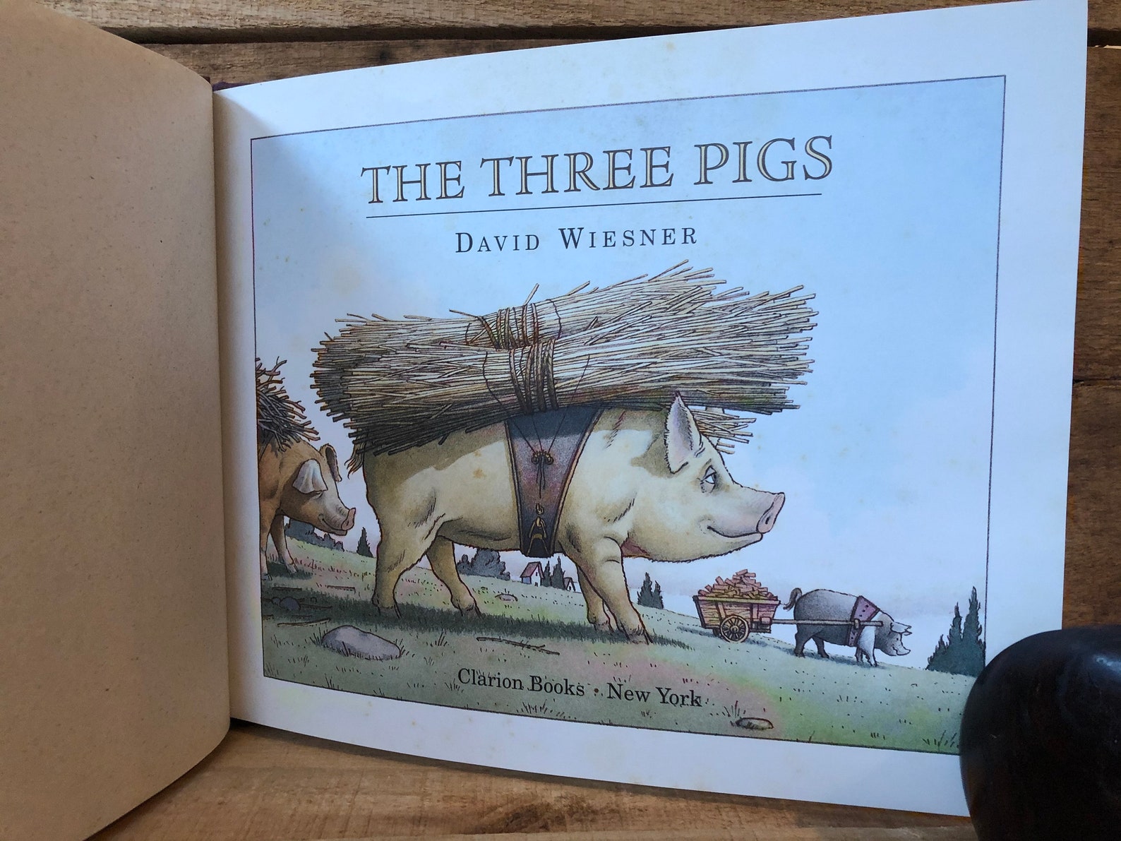 The Three Pigs by David Wiesner: With Dust Jacket 2001 - Etsy