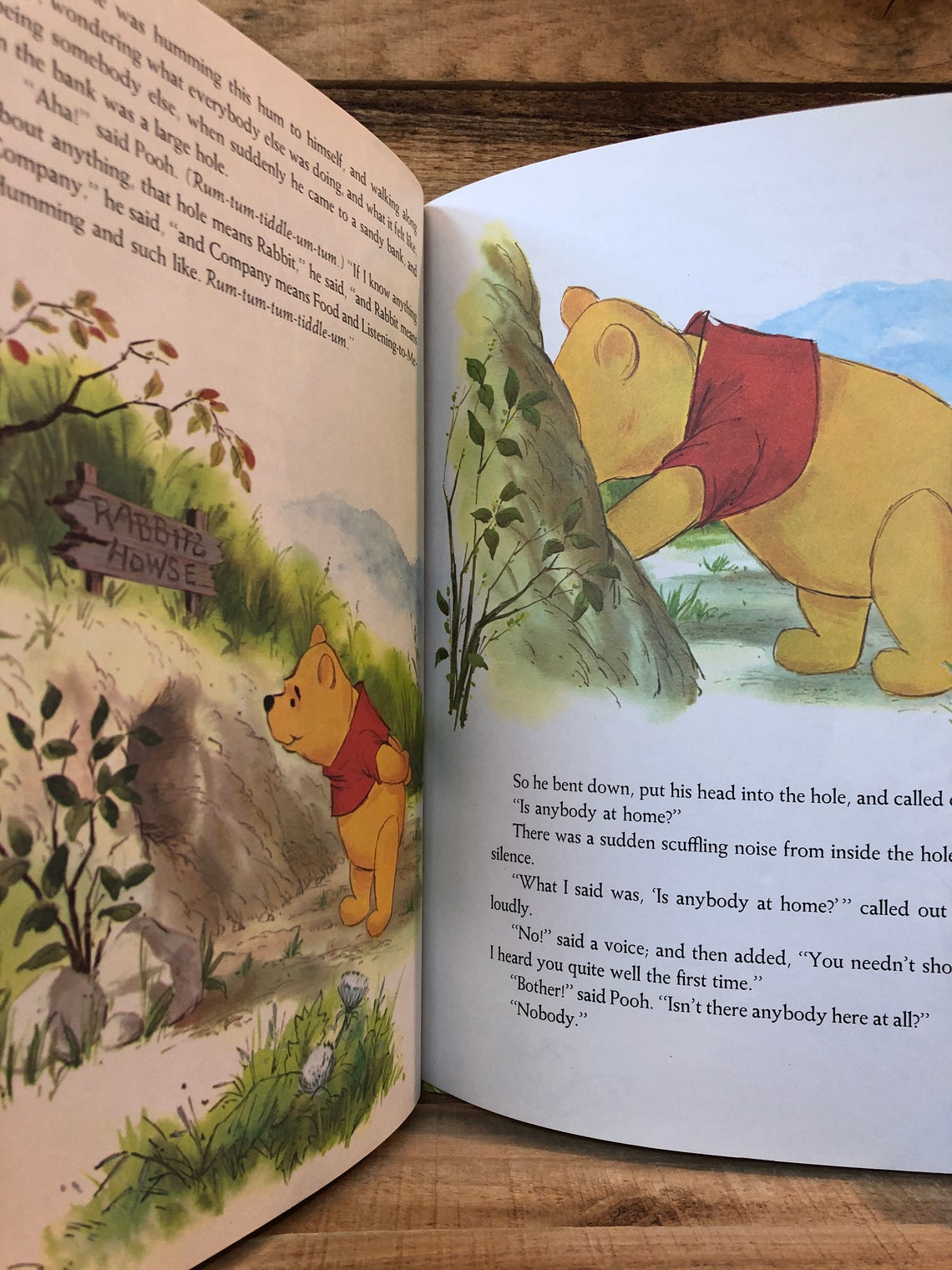 Winnie-the-Pooh A Tight Squeeze: A Large Golden Book 1977 | Etsy