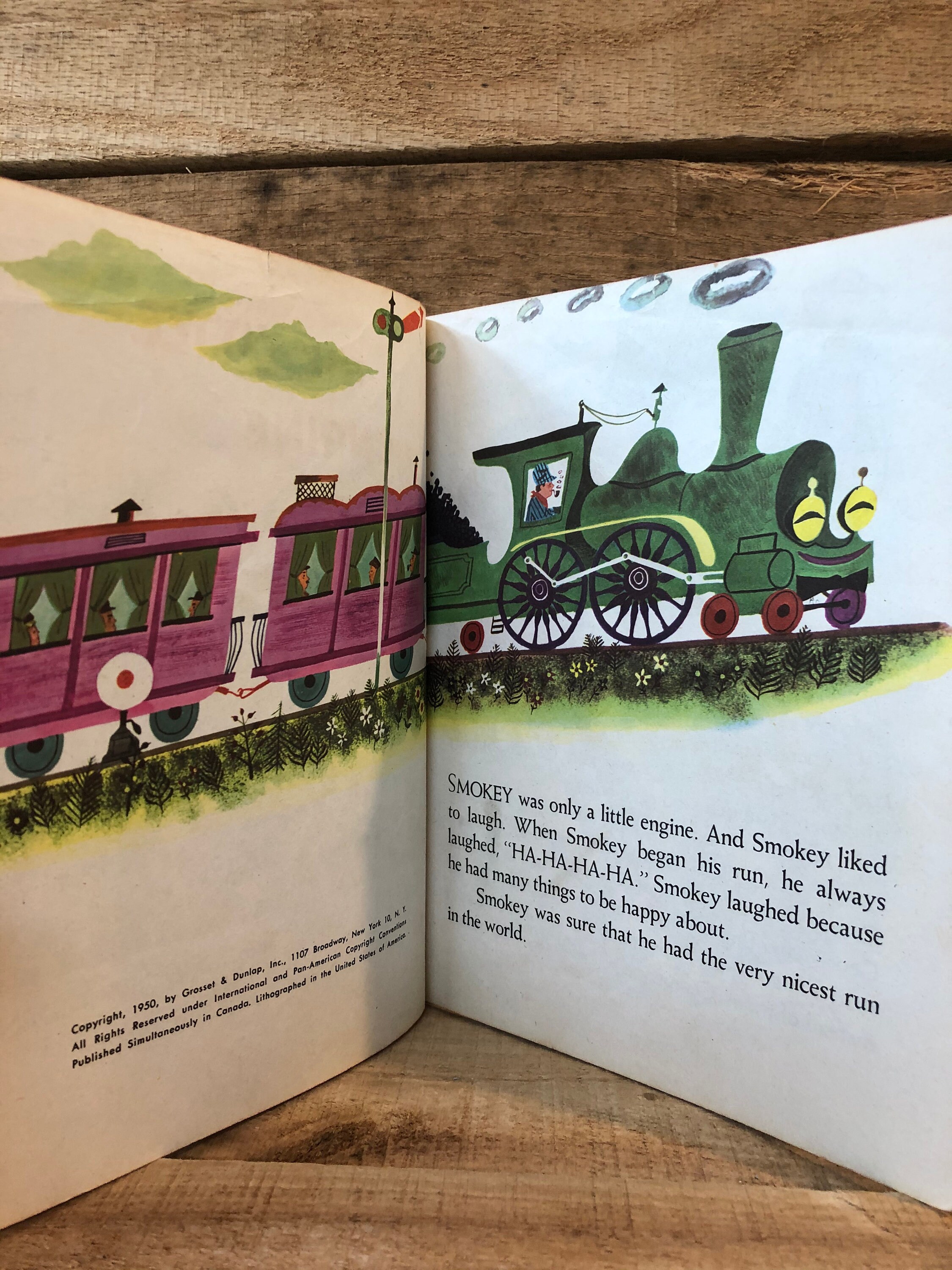 The Little Engine That Could: Treasure Books 1950 - Etsy